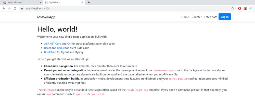 Adding Oauth To A Net Core React Redux App With Identity Server 4