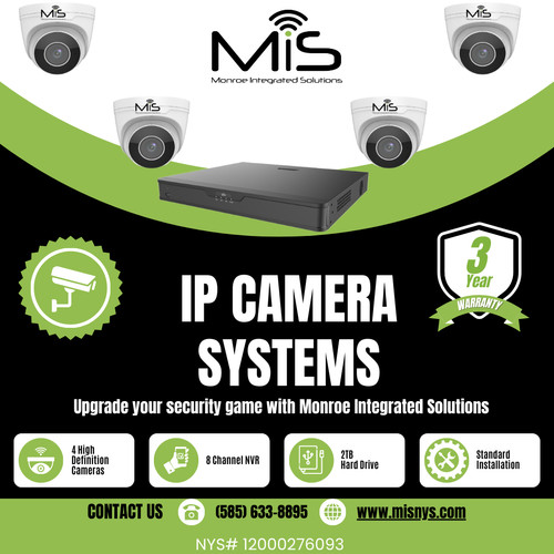 6 IP Camera System | Monroe Integrated Solutions
