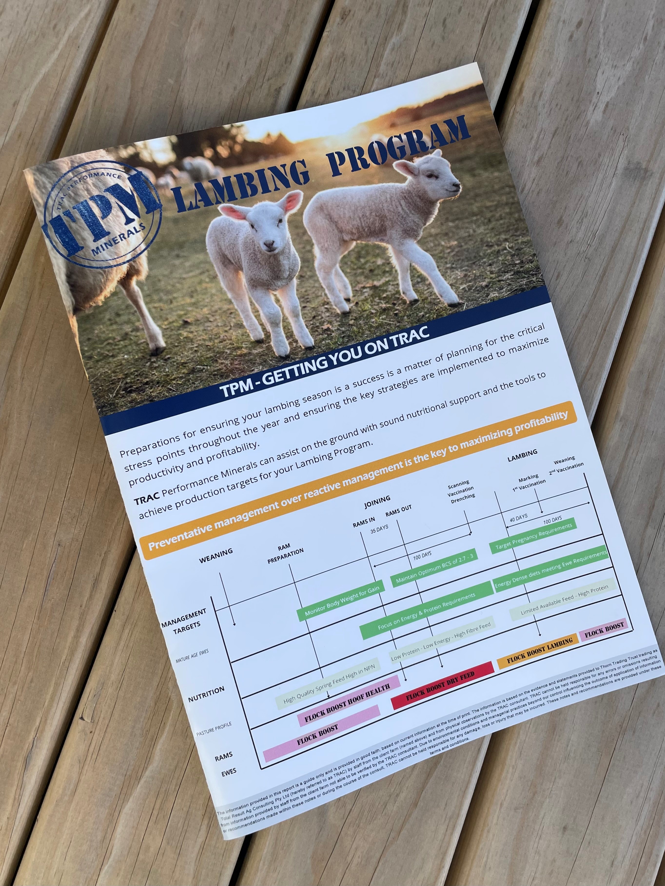 TPM - Getting you on TRAC with the TPM Lambing Program
