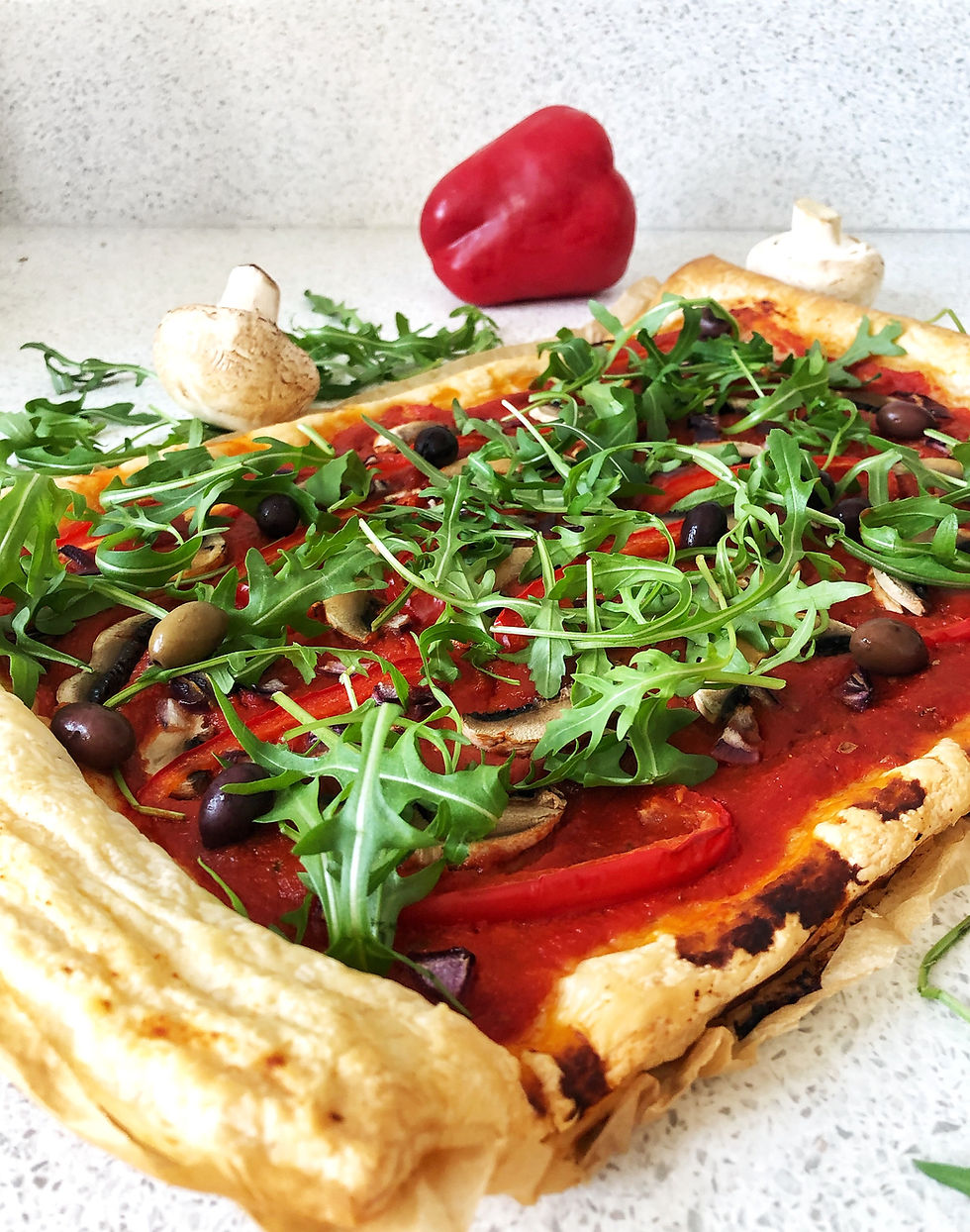 Mediterranean Puff Pastry Tart