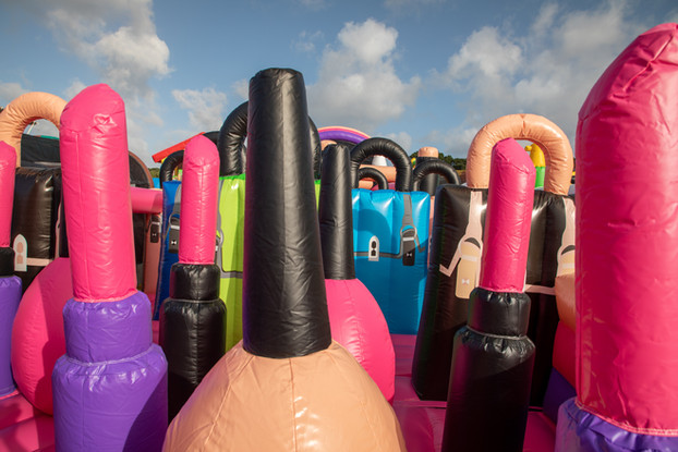 Experience Megaland,biggest Inflatable obstacle Course in the World ...