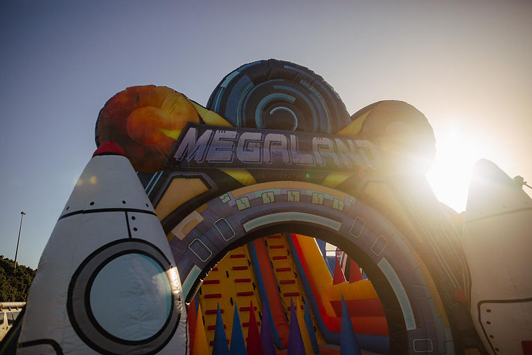 Experience Megaland,biggest Inflatable obstacle Course in the World ...