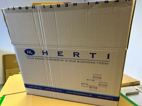 100 x HERTI Double Walled Boxes L 60cm x W 39cm x H 36cm | All Boxed Off