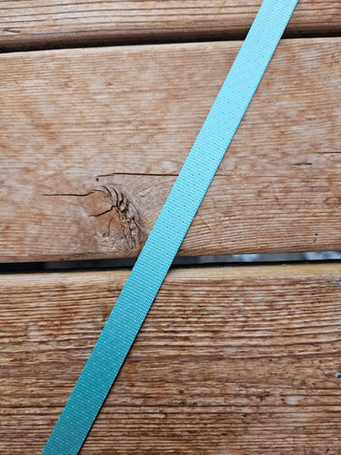 .5" Aqua blue webbing | Renmae Designs