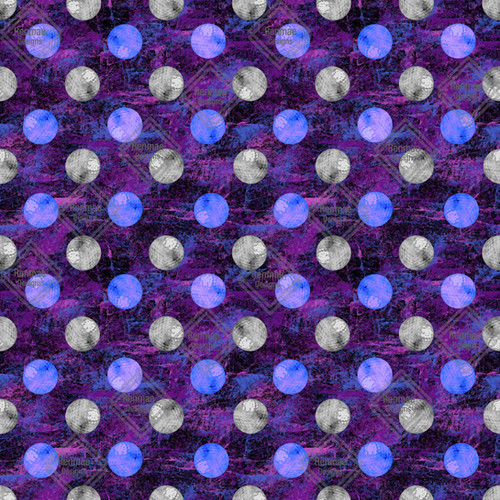 Cotton woven- Golf ball toss-purple *small scale | Renmae Designs