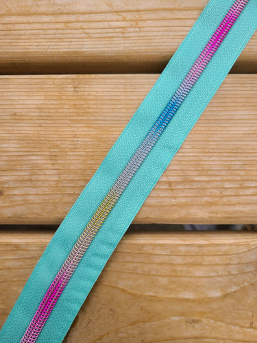 #5 Mint tape with multicolored teeth | Renmae Designs