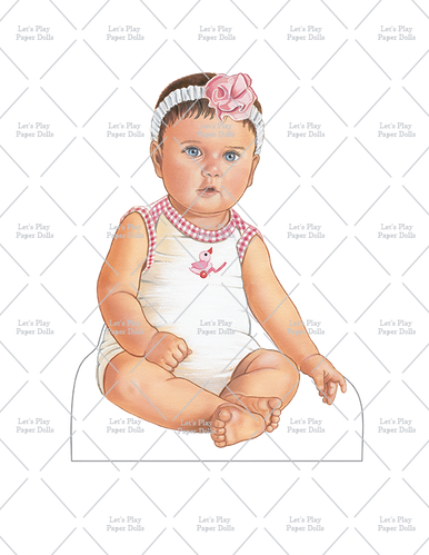 Buy Baby Alyssa paper doll | Let's Play Paper Dolls