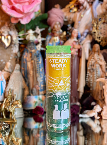 Steady Work Candle- Steady Work, Brings Employment, Business, Clients ...