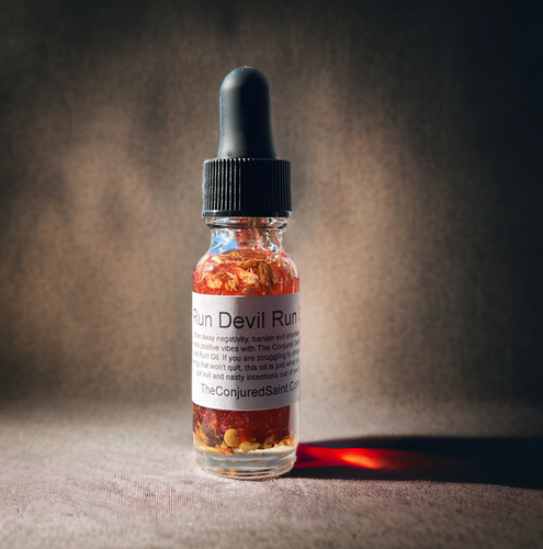 Run Devil Run Oil- Protection from Evil and Enemies | theconjuredsaint