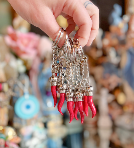 FROM ITALY - Italian Horn Keychain - Protection From the Evil Eye ...