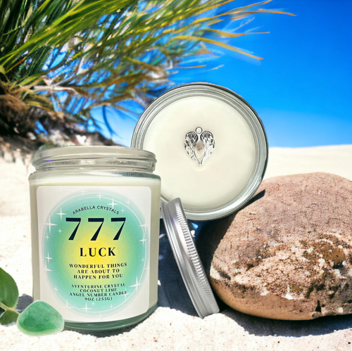 Angel Number 777 Candle- Luck & Money | theconjuredsaint