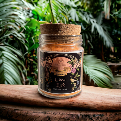 Good Luck Ritual Powder Handcrafted with Herbs and Oils | theconjuredsaint