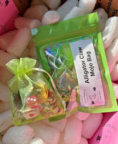 Alligator Claw Mojo Bag- Enhance Winnings, Success, Good Luck Charm ...