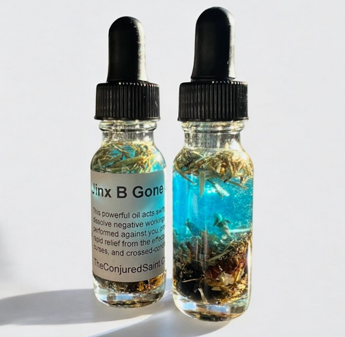 Jinx B Gone Oil -Rids one of Jinxes, Curses, Crossed Up & Hexing ...