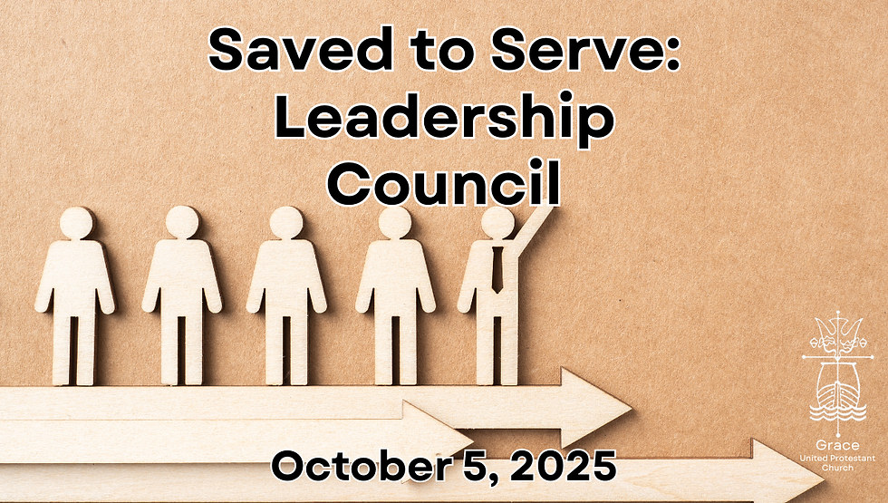 Saved to Serve: Leadership Council