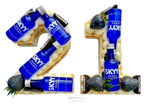 Mini Number Cake | Pretty Baked