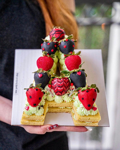 Mini Letter Cake | Pretty Baked