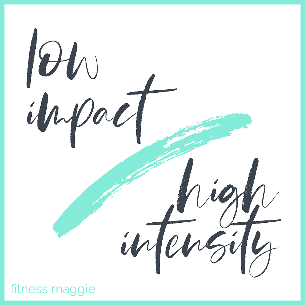 High Intensity, Low Impact Workouts (that work)