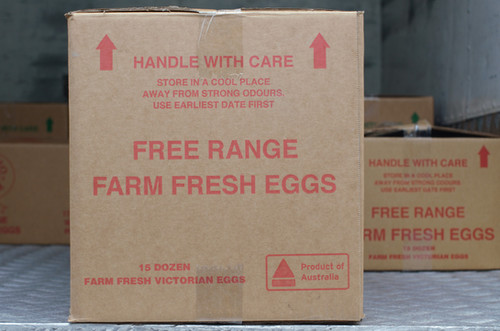 Retail Free Range 700g Box of Eggs includes 6 Trays of 30 eggs per tray ...