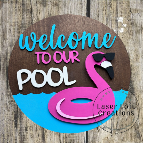 FUN POOL SIGN | Laser Creations Campbellford