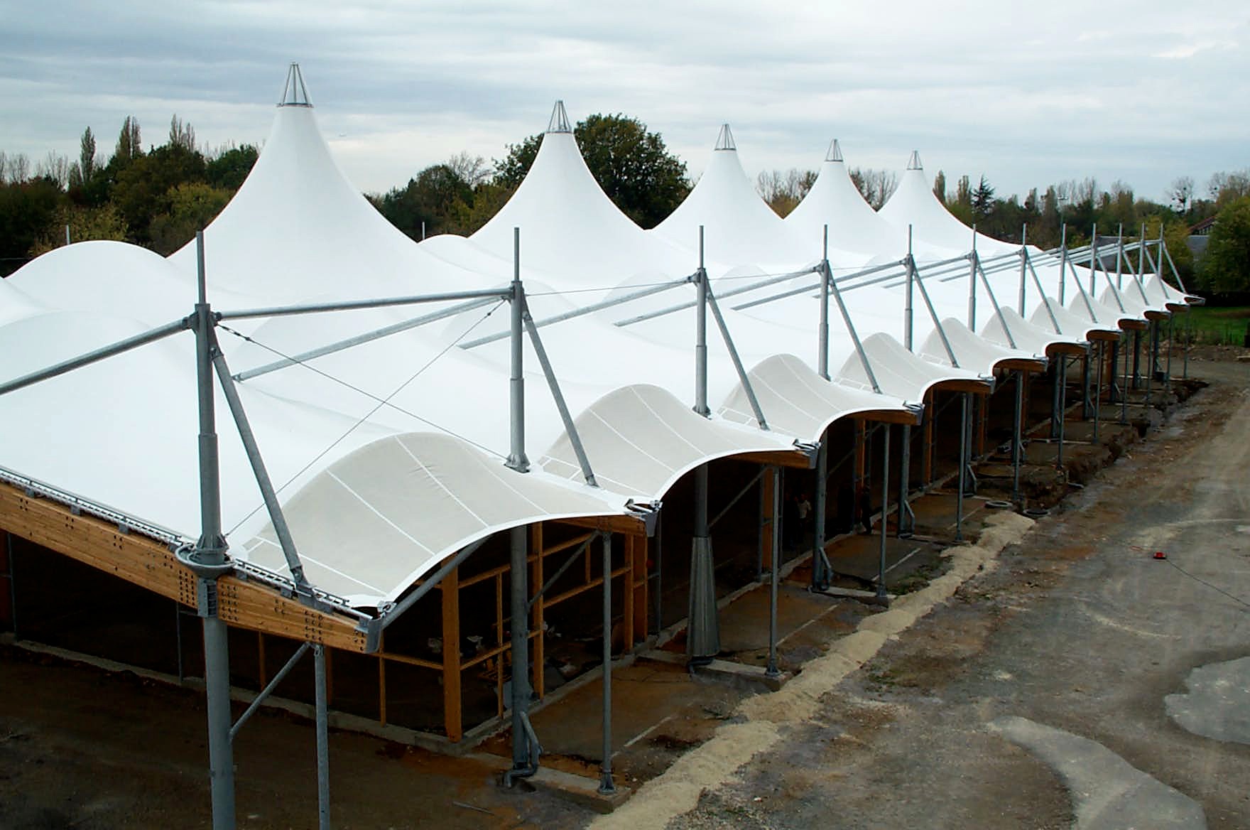 Architecture textile et structure métallo-textile / Fabricant socotex