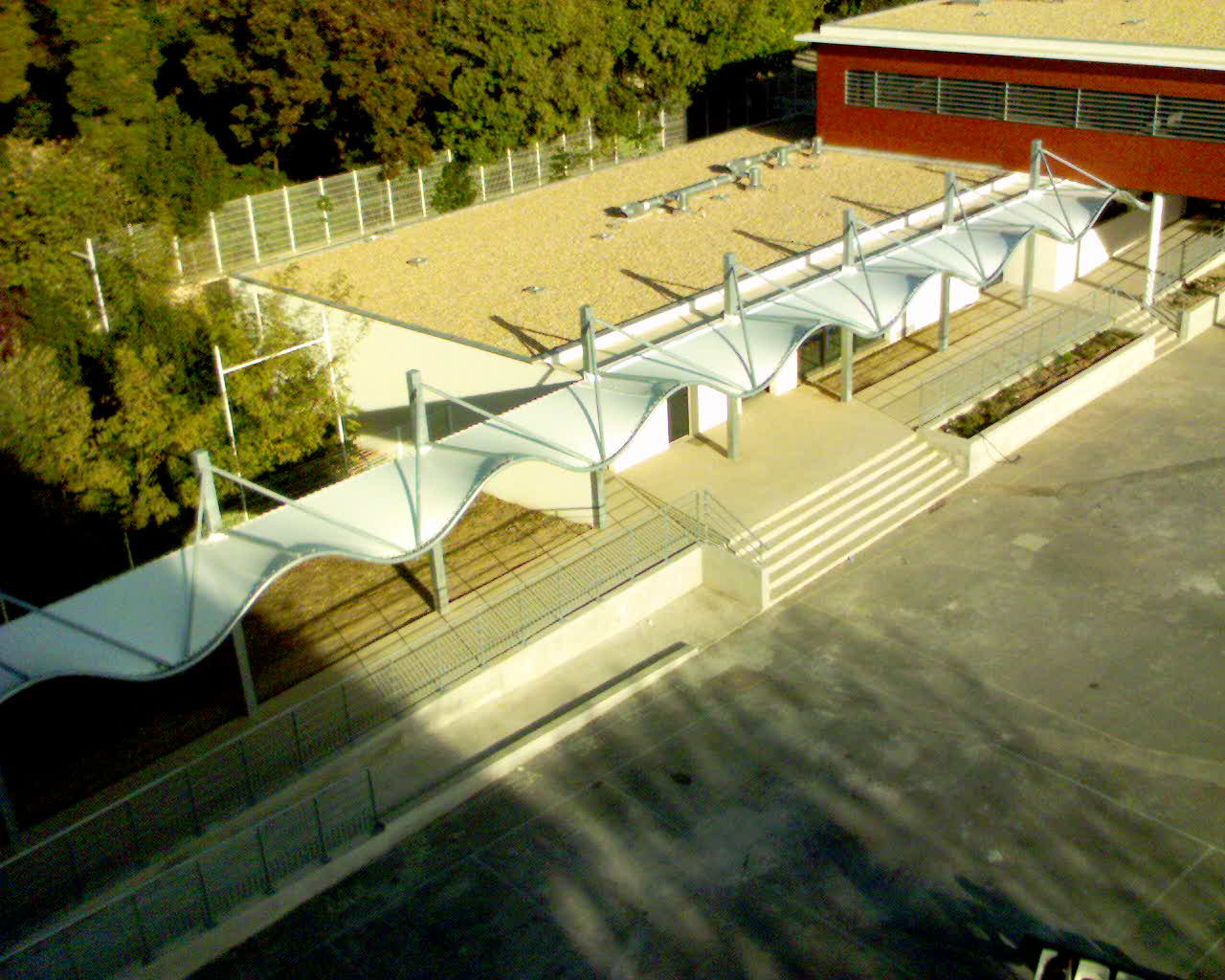 Architecture textile et structure métallo-textile / Fabricant socotex