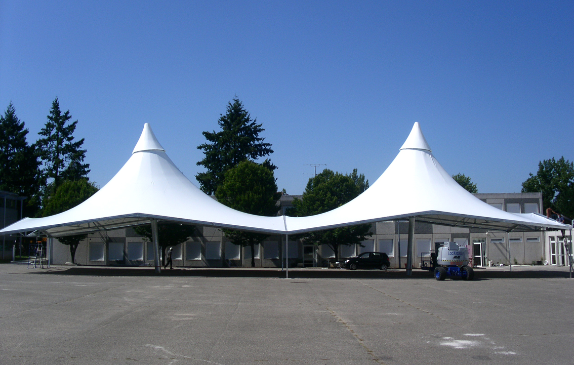 Architecture textile et structure métallo-textile / Fabricant socotex