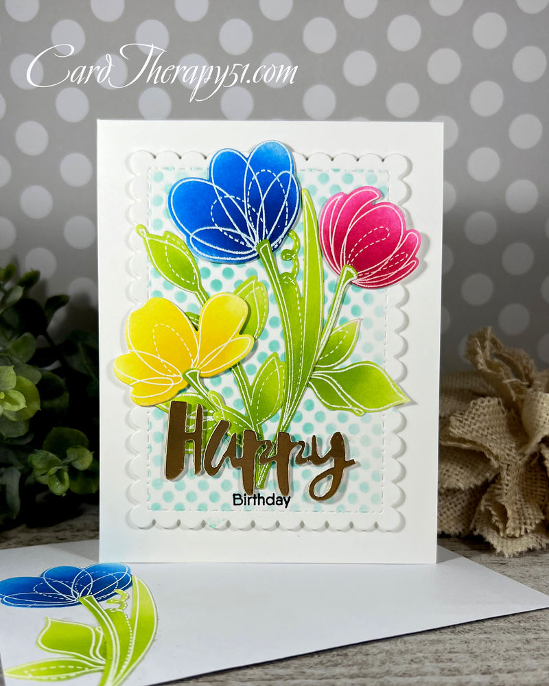 Spring Flowers Happy Birthday