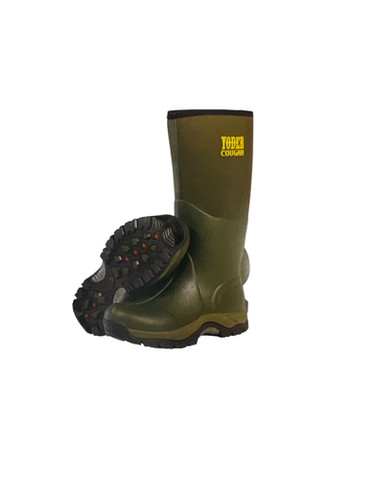 Cougar Boots with Yoder Chaps | Salvation Dog Supply