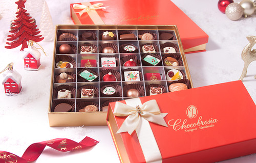 Royal Christmas Gift Box - 36 Chocolates Premium | Chocobrosia