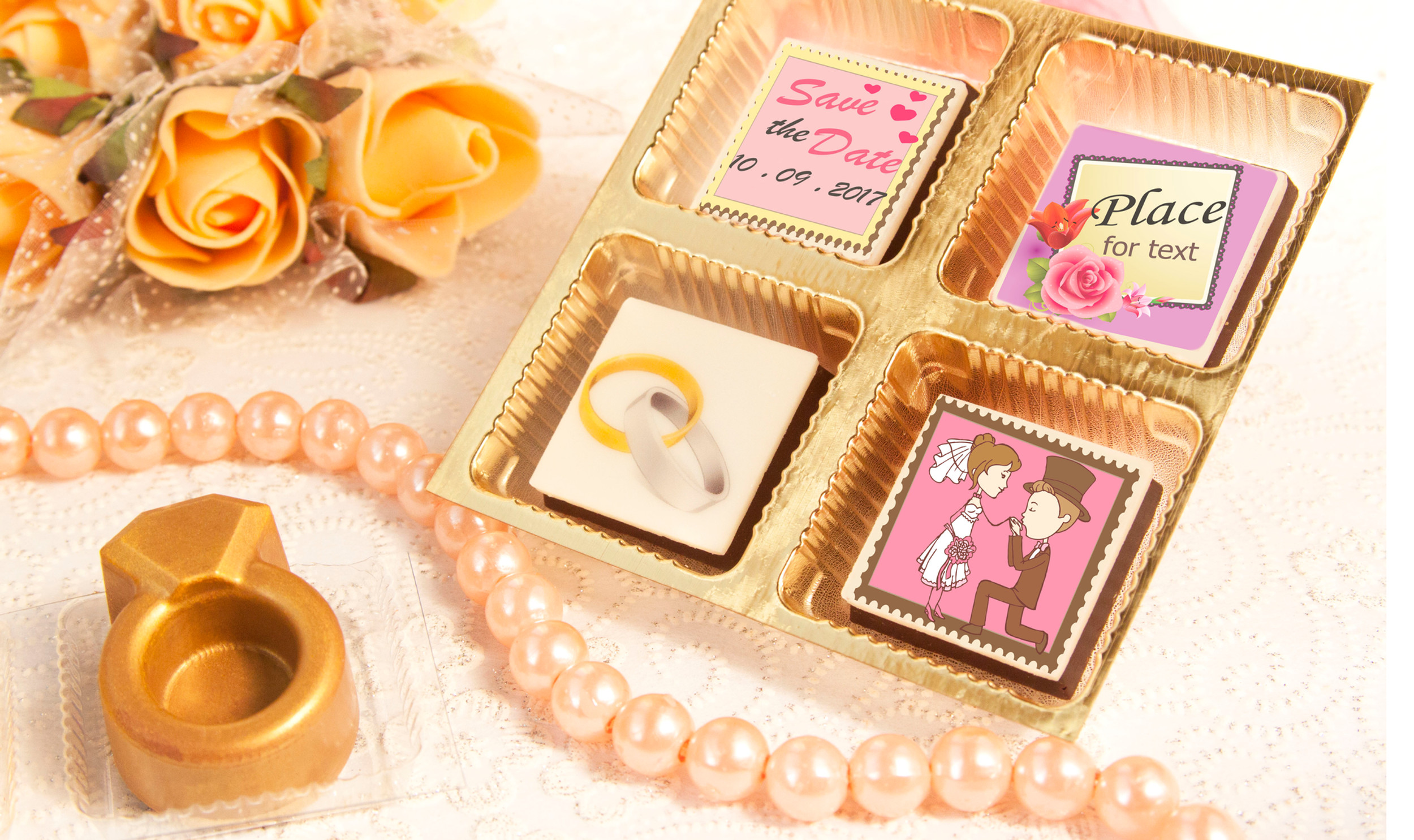 Bespoke wedding chocolates to celebrate your special day