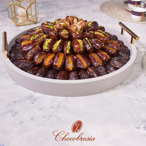Eid Lavender Date Tray | Chocobrosia