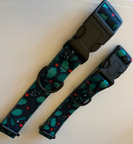 Christmas webbing collar | Dog decorum