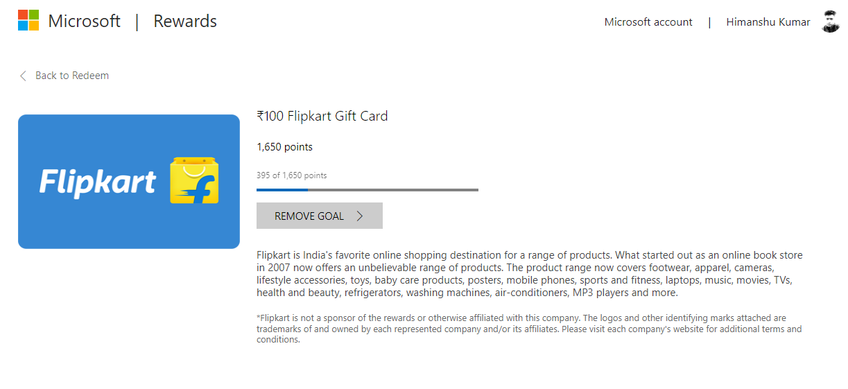 Microsoft Reward- Earn Free Gift Card and Money