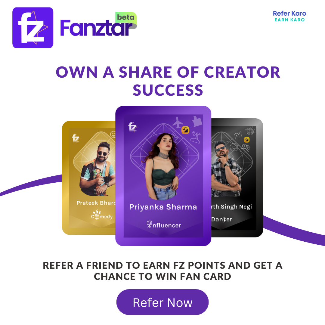 Fanztar Referral Code FBYWEV - To Win a Free Fan Card!