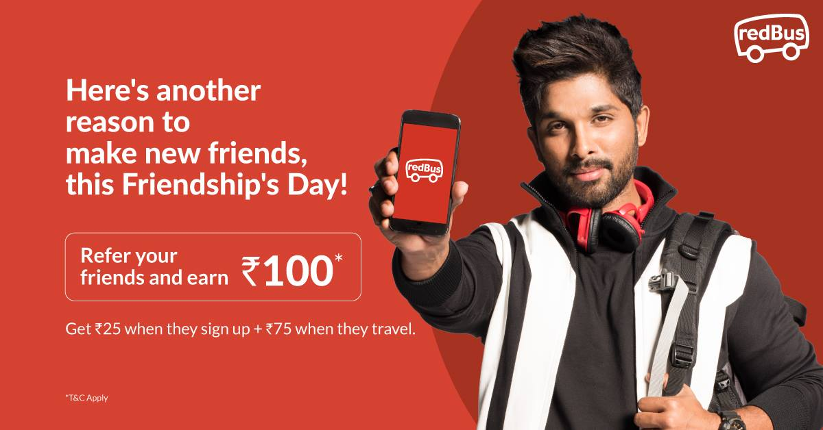 redBus Referral Code (redv90nsa) - Earn Up To Rs. 1000