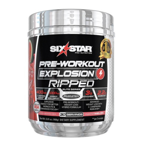 Six Star Pre Workout Explosion Ripped (30servings) | supplementsquare