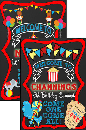 Carnival Welcome Sign | customprintablesny
