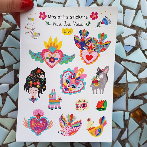 Planche de stickers "Viva la Vida" | monsite