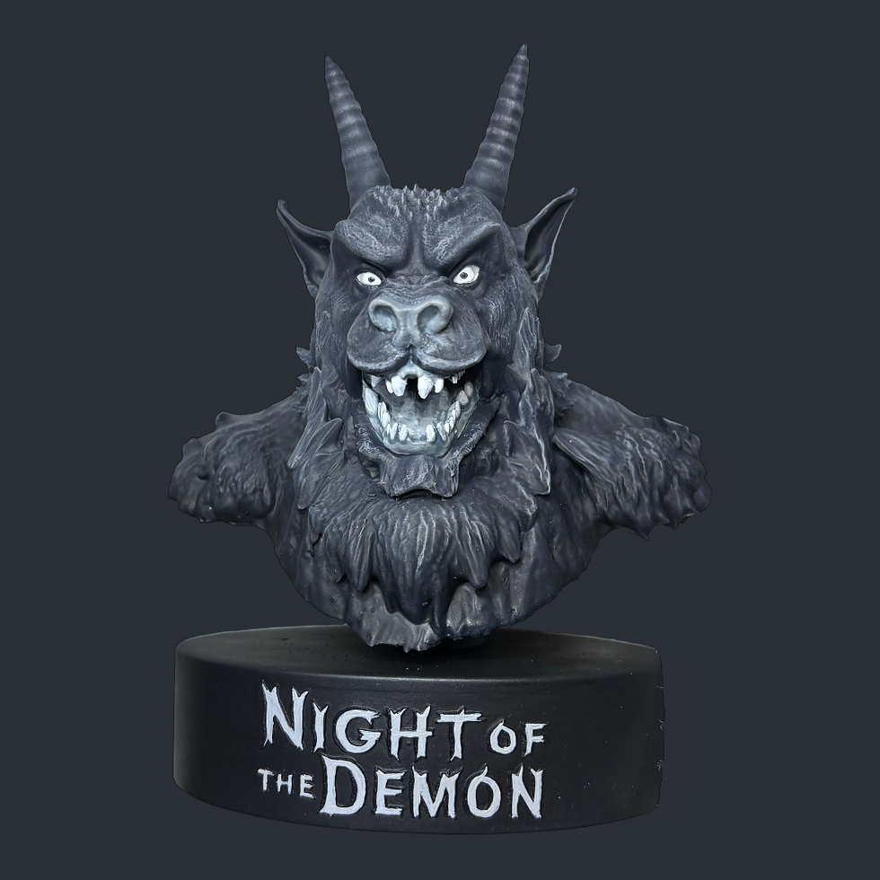 Night Of The Demon - Curse of The Demon Bust - Night Curse Black ...