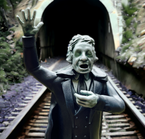 The Signalman Ghost - Model Figure - Charles Dickens - Ghost Story For ...