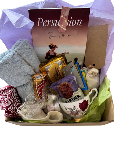 Jane Austen's 'Persusasion' Book Gift Box | Bevs Bookish Surprises