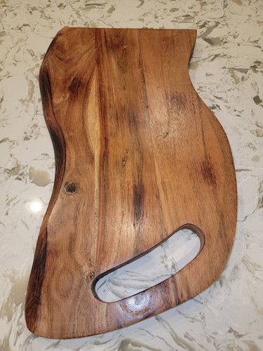 Live Edge Curved Wood Board | Render & Strike