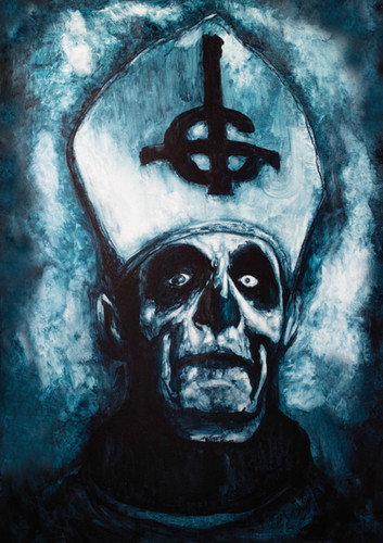 Ghost Band Papa Emeritus I Primo Original Oil Painting Art | Ben ...