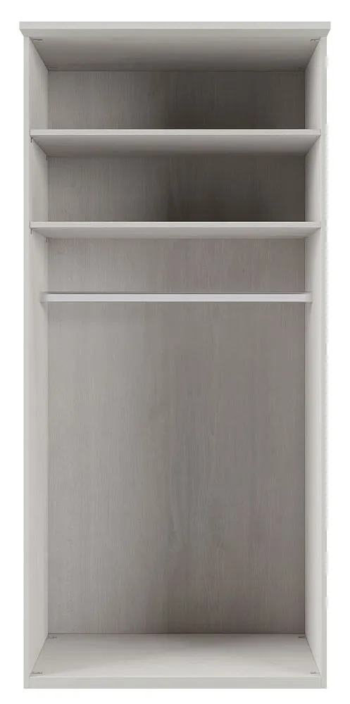 Dakar 2 Mirrored Door Hinged 100cm Wardrobe - Holm Oak | Inspirations ...