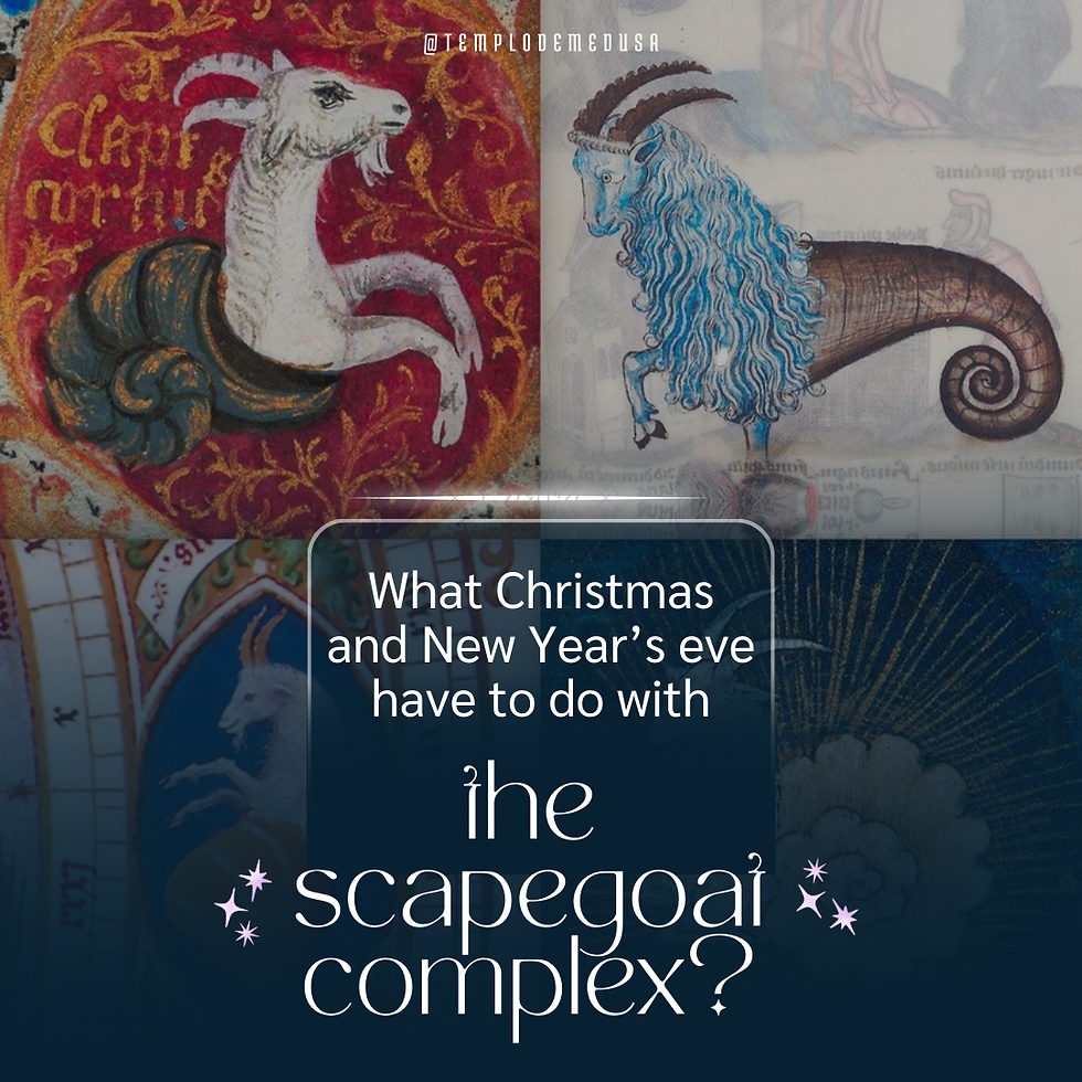 What Christmas and New Year's eve have to do with the scapegoat complex?