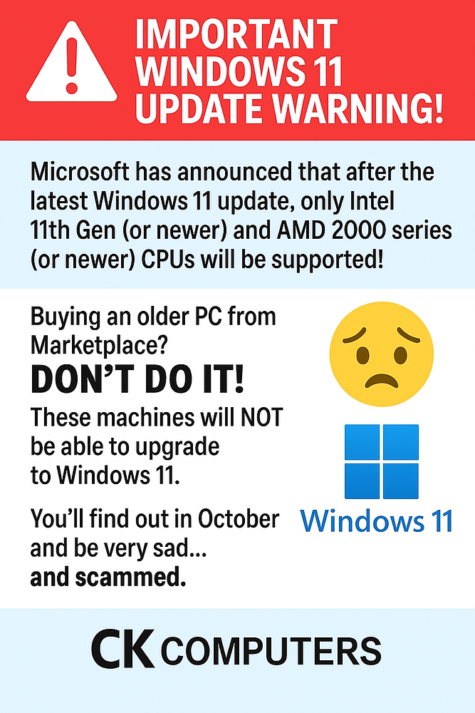 🚨 IMPORTANT WINDOWS 11 UPDATE WARNING! 🚨