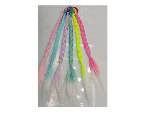 EXTENSION CON TRENZA Y PERLAS X12 | Jotabe