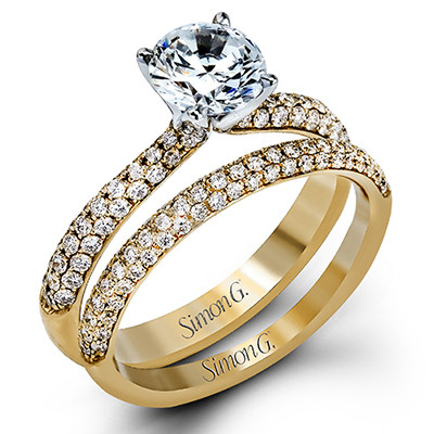 Simon G Diamond Pave Set Semi-Mount | The Bisanar Company
