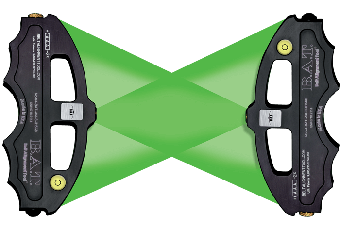B.A.T. Dual Laser Belt Alignment System | B.A.T. Belt Alignment Tool™